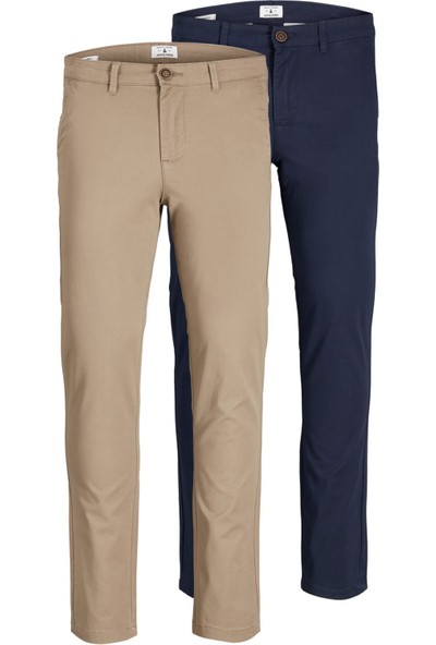 Jack & Jones Erkek 2'li Chino Pantolon Jjımarco Jjdave Akm 2pk - 12180705