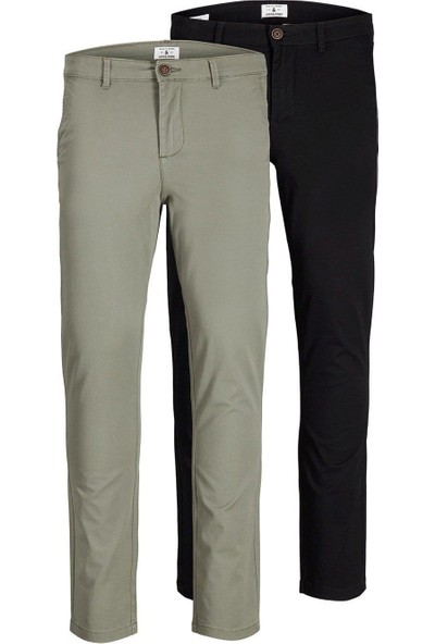 Jack & Jones Erkek 2'li Chino Pantolon Jjımarco Jjdave Akm 2pk - 12180705
