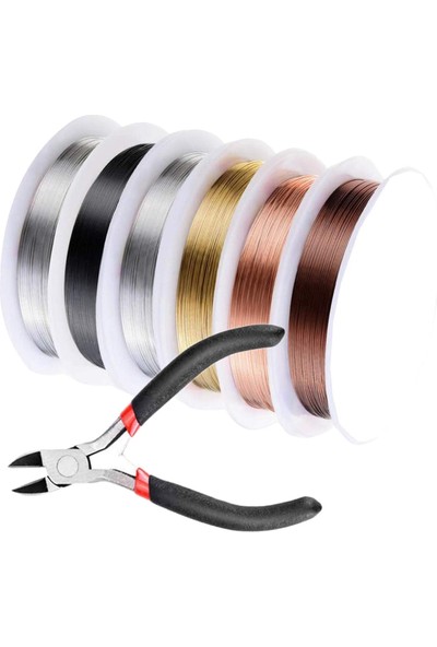 Tahan 6x 0.5mm Bakır Zanaat Tel Takı Yapımı Için Kesme Pense Kolye Dıy (Yurt Dışından) Tahan 6x 0.5mm Bakır Zanaat Tel Takı Yapımı Için Kesme Pense Kolye Dıy (Yurt Dışından)