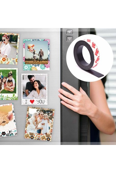Yapışkanlı Şerit Mıknatıs Magnet Kes Kullan Güçlü Sağlam Rulo Çıkarılması Kolay Siyah 2cm x 1 mt Yapışkanlı Şerit Mıknatıs Magnet Kes Kullan Güçlü Sağlam Rulo Çıkarılması Kolay Siyah 2cm x 1 mt
