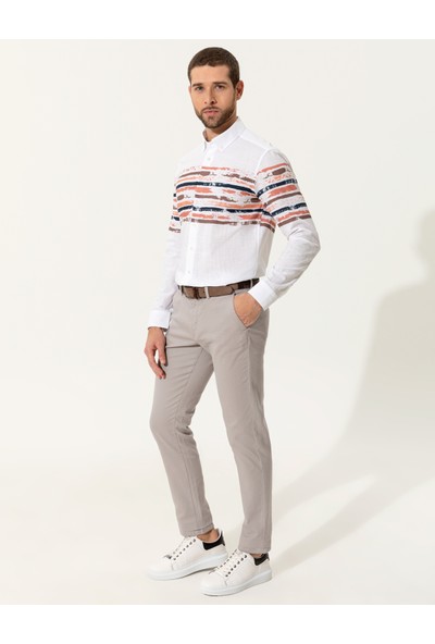 Pierre Cardin Erkek Taş Dokuma Spor Pantolon 50251525-VR049 Pierre Cardin Erkek Taş Dokuma Spor Pantolon 50251525-VR049