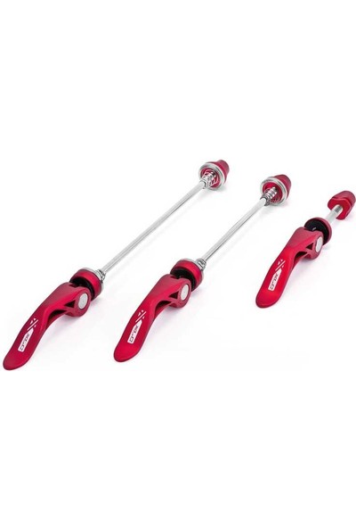 Xlc Quick Release QR-L05 3 Lü Göbek ve Sele Mandalı Seti Kırmızı Xlc Quick Release QR-L05 3 Lü Göbek ve Sele Mandalı Seti Kırmızı