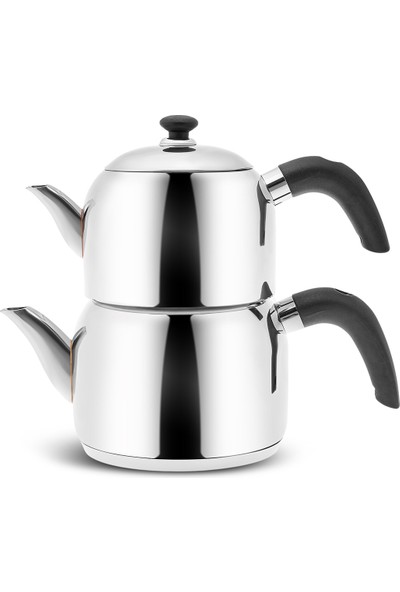 Karaca Edge Mini Çaydanlık Takımı Siyah Karaca Edge Mini Çaydanlık Takımı Siyah