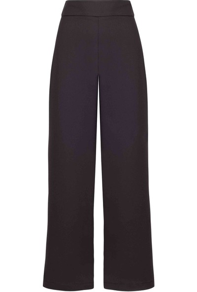 Seçil Kadın Bol Paçalı Pantolon 2911053 Siyah