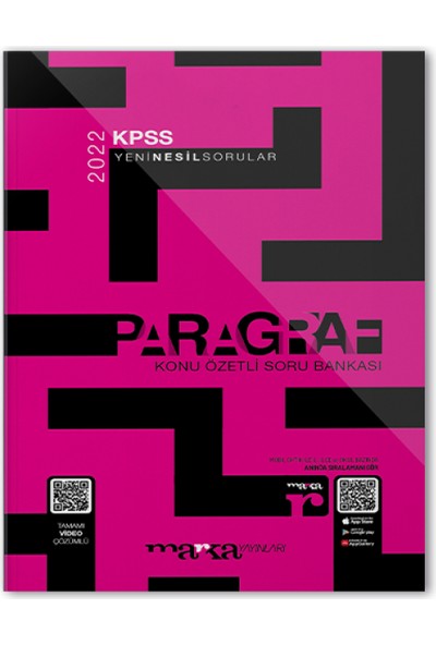 KPSS Paragraf Konu Özetli Yeni Nesil Soru Bankası Tamamı Video Çözümlü KPSS Paragraf Konu Özetli Yeni Nesil Soru Bankası Tamamı Video Çözümlü