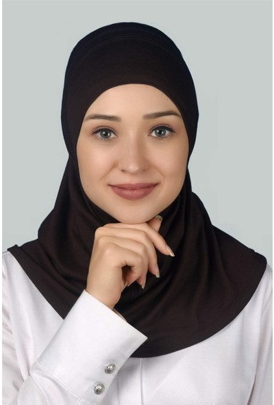 Al-Tobeh Turlu Hicap - Tek Parça -Koyu Kahverengi Al-Tobeh Turlu Hicap - Tek Parça -Koyu Kahverengi