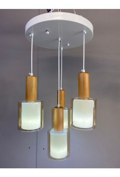 İlkkan Avize Çınar 4'lü Sarkıt Avize