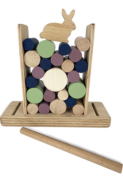 Ahşap Adası Montessori Doğal Ahşap Tavşan Denge Oyunu Eğitici Oyuncak Ahşap Adası Montessori Doğal Ahşap Tavşan Denge Oyunu Eğitici Oyuncak
