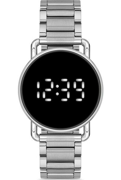 Aqua di Polo Unisex Gümüş Metal Kordonlu Dijital Led Kol Saati APWG029701 Aqua di Polo Unisex Gümüş Metal Kordonlu Dijital Led Kol Saati APWG029701