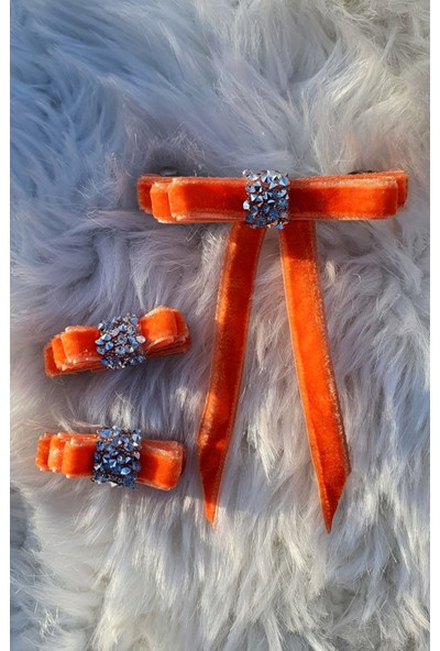 Sermin Şahinkaya Butikalben 3'lü Taşlı Anne Kız Saç Tokası, Anne Bebek Saç Tokası, Çocuk Saç Tokası Saç Toka