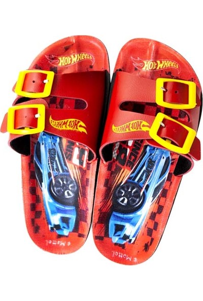 Hot Wheels Kırmızı Çocuk Terlik 29 Numara Hot Wheels Kırmızı Çocuk Terlik 29 Numara