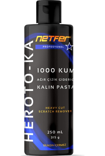 Netfer Heroto-Ka Kalın Çizik Giderici Pasta - 250 mL Netfer Heroto-Ka Kalın Çizik Giderici Pasta - 250 mL