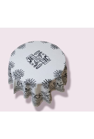 Tokat El Sanatları El Baskısı Masa Örtüsü