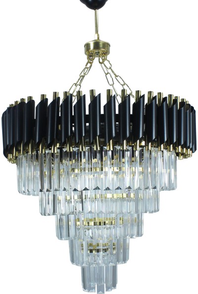 Matmazel Aksesuar Zamira 55 cm Kristal Taşlı Lüks Avize Matmazel Aksesuar Zamira 55 cm Kristal Taşlı Lüks Avize