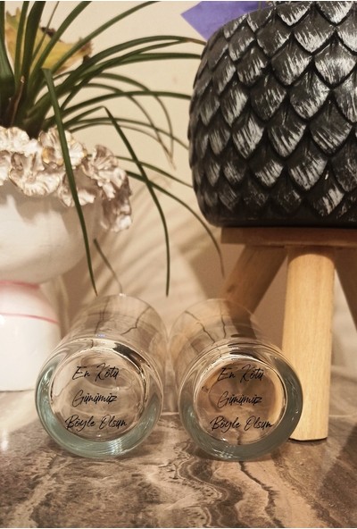 Paşabahçe Dipli Sözler Rakı Bardağı 2 Adet (En Kötü Günümüz Böyle Olsun) Paşabahçe Dipli Sözler Rakı Bardağı 2 Adet (En Kötü Günümüz Böyle Olsun)