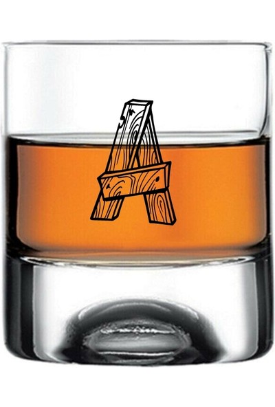 Paşabahçe A Harfi Yazılı Holiday Viski Bardağı