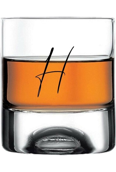 Paşabahçe H Harfi Yazılı Holiday Viski Bardağı