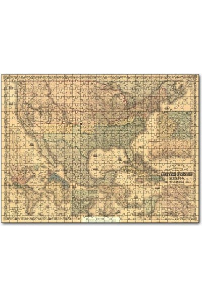 Cakapuzzle Amerika Birleşik Devletleri Haritası 1862 1000 Parça Puzzle Yapboz Mdf (Ahşap) Cakapuzzle Amerika Birleşik Devletleri Haritası 1862 1000 Parça Puzzle Yapboz Mdf (Ahşap)