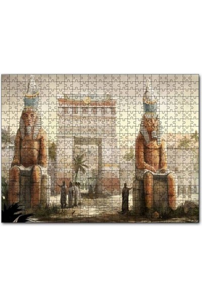Cakapuzzle Antik Mısır Zafer Takı ve Sfenksler 1000 Parça Puzzle Yapboz Mdf (Ahşap) Cakapuzzle Antik Mısır Zafer Takı ve Sfenksler 1000 Parça Puzzle Yapboz Mdf (Ahşap)