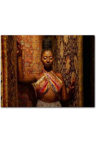 Cakapuzzle Afrikalı Duru Güzellik ve Yöresel Kıyafeti 1000 Parça Puzzle Yapboz Mdf (Ahşap) Cakapuzzle Afrikalı Duru Güzellik ve Yöresel Kıyafeti 1000 Parça Puzzle Yapboz Mdf (Ahşap)