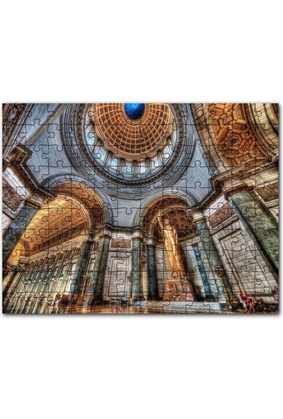 Cakapuzzle Küba'da Tarihi Yapı Içeriden Görünüm 500 Parça Puzzle Yapboz Mdf (Ahşap)