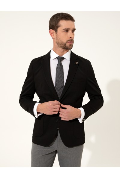 Pierre Cardin Erkek Siyah Ceket 50255673-VR046