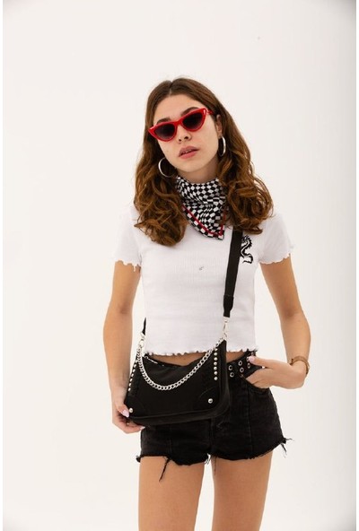 Özel Uzun Askılı Zincir Detaylı Jeff Kadın Çapraz Çanta Özel Uzun Askılı Zincir Detaylı Jeff Kadın Çapraz Çanta