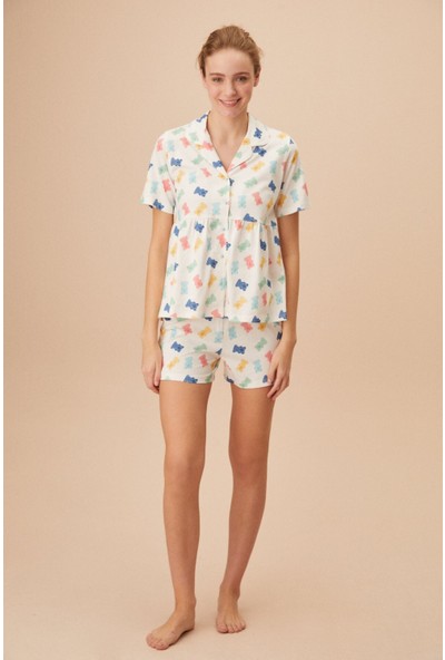 Suwen Bella Maskulen Şort Takım Suwen Bella Maskulen Şort Takım