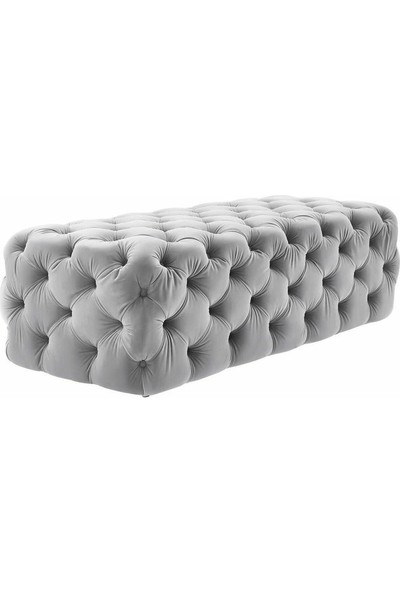 Eriza Home Chester Bench Gri 120 x 40 x 40 cm