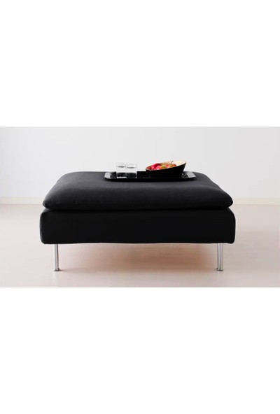 Eriza Home Bella Puf Modül Siyah Babyface Kumaş 93 x 93 cm Eriza Home Bella Puf Modül Siyah Babyface Kumaş 93 x 93 cm