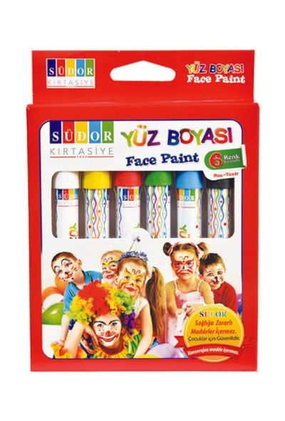 Südor YB01 Yüz Boyası 6 Renk