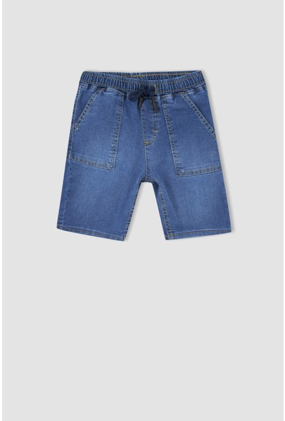 DeFacto Erkek Çocuk Jean BERMUDA X5154A622SM