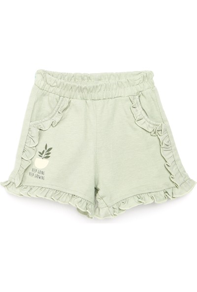 Hello Baby Better Cotton Kız Bebek Fırfırlı Rahat Kalıp Şort Hello Baby Better Cotton Kız Bebek Fırfırlı Rahat Kalıp Şort