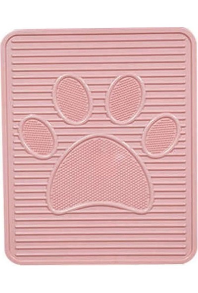 Atahan Pet Kedi Tuvalet Önü Paspası Plastik 51X42CM Pembe Atahan Pet Kedi Tuvalet Önü Paspası Plastik 51X42CM Pembe
