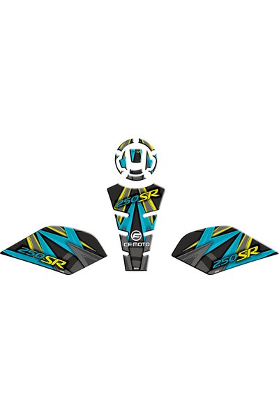 Gogomoto Cf Moto 250 Sr Tank Pad Set Gogomoto Cf Moto 250 Sr Tank Pad Set