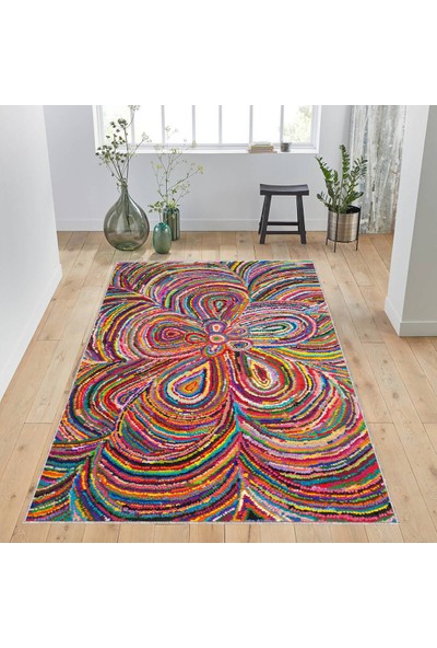 Iztesa Dekoratif Sisal Halı Kilim El Örgüsü Dikdörtgen | Yıkanabilir Kumaş | Antialerjenik Kumaş | AMZ948-160X230