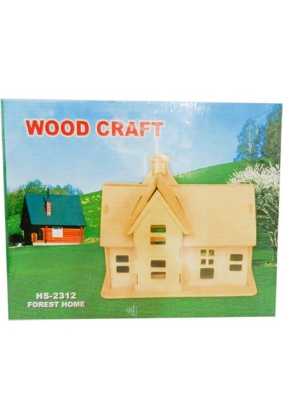 Daha Yok Mu Ahşap Puzzle Forest Home