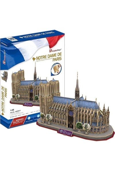 Daha Yok Mu 3D Puzzle Notre Dame Kilisesi Daha Yok Mu 3D Puzzle Notre Dame Kilisesi