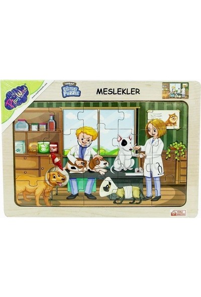 Daha Yok Mu Ahşap Eğitici Puzzle Meslekler Daha Yok Mu Ahşap Eğitici Puzzle Meslekler