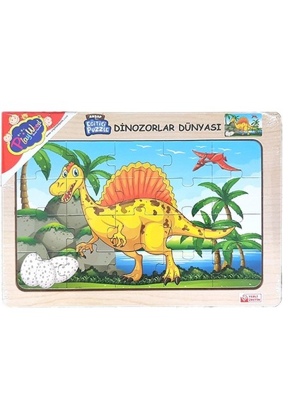 Daha Yok Mu Ahşap Eğitici Puzzle Dinazorlar Dünyası Daha Yok Mu Ahşap Eğitici Puzzle Dinazorlar Dünyası