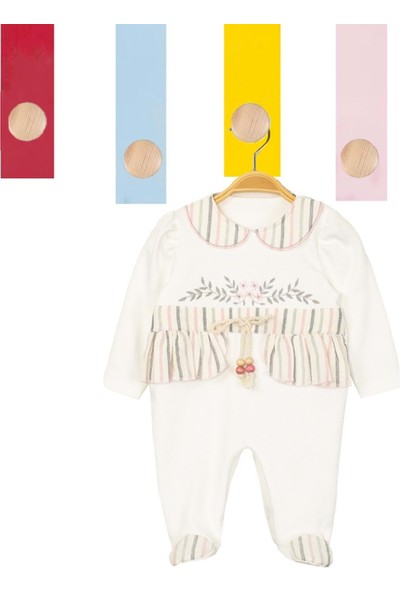 Kız Bebek Tulum Çiçekli Önden Ipli - Nono Baby - Bebek Tulum - Pembe - 6-9 Ay Kız Bebek Tulum Çiçekli Önden Ipli - Nono Baby - Bebek Tulum - Pembe - 6-9 Ay