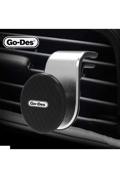 HTStore Htstore Go Des GD-HD676 L-Shaped Magnetic Car Holder-Gri HTStore Htstore Go Des GD-HD676 L-Shaped Magnetic Car Holder-Gri