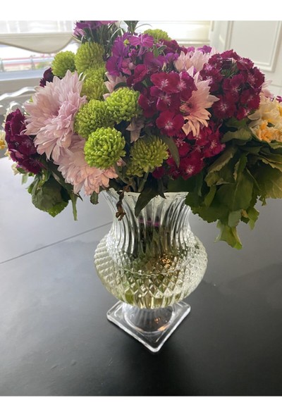 Dekorasyon Garajı Kristal Cam Vazo