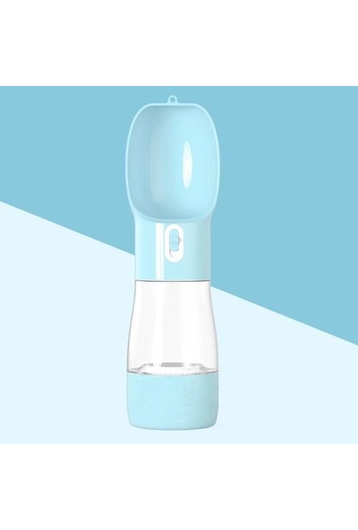 Dream Plus Mikopet Köpek Seyahat Suluğu ve Mama Kabı-Mavi