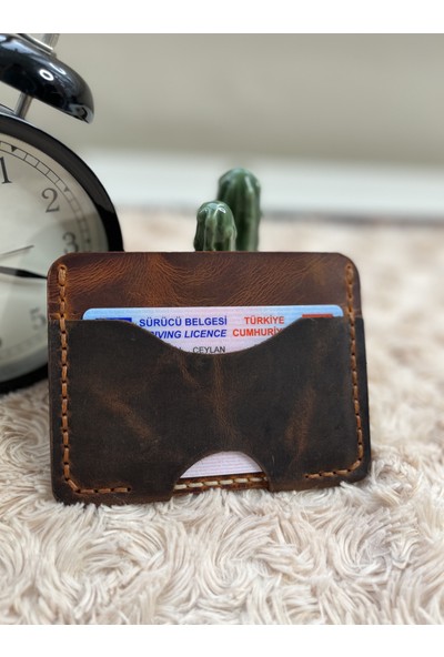 Brown Art Craft Brownartcraft Hakiki Deri Mini Kartlık Brown Art Craft Brownartcraft Hakiki Deri Mini Kartlık