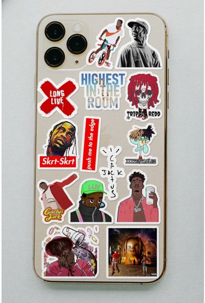 Stickir 14’lü Mini Rap Hiphop Telefon Sticker - Defter Stickerları Stickir 14’lü Mini Rap Hiphop Telefon Sticker - Defter Stickerları
