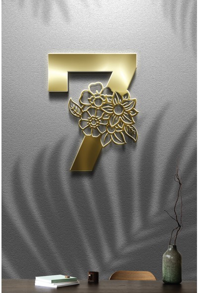 Pleksi Glass Rakam Dekoratif Tablo