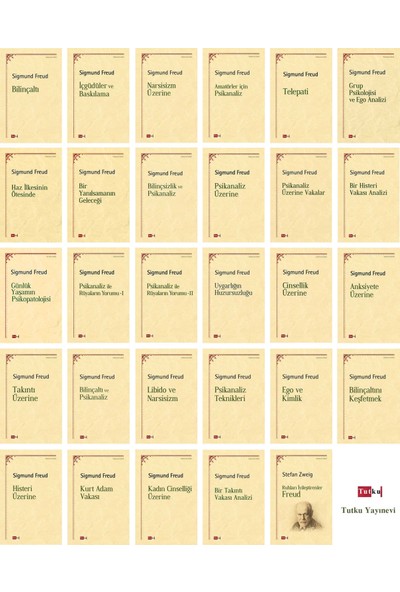 Sigmund Freud Seti - 29 Kitap Sigmund Freud Seti - 29 Kitap