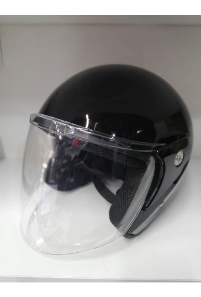Mts Yazlık Yarım Kask (M-L Uyumlu) Siyah Mts Yazlık Yarım Kask (M-L Uyumlu) Siyah