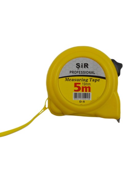 Şir Profesyonel Şerit Metre Mezura 5 Metre 19 mm D5 Gkh Şir Profesyonel Şerit Metre Mezura 5 Metre 19 mm D5 Gkh